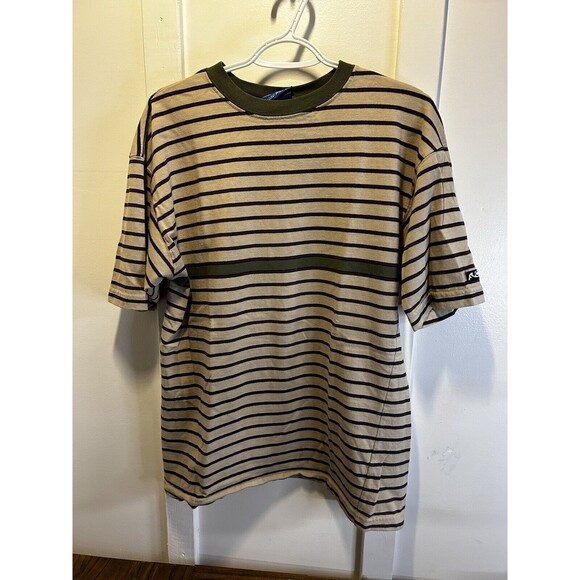 OP | Shirts | Vintage Ocean Pacific Op 99s Y2k Green Stripe T Shirt ...